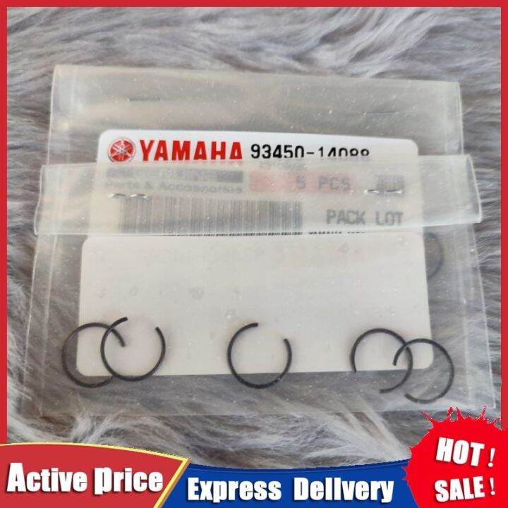 Yamaha Genuine 2 PCS Piston Circlip AEROX/NMAX/Mio i 125/Soul i 125 ...