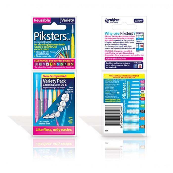 Piksters Interdental Brush Variety (8 sizes/pack) | Lazada Singapore