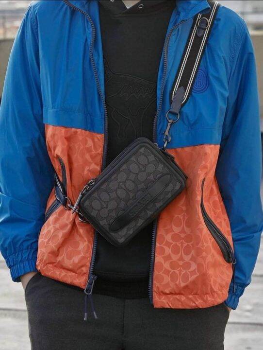 Guaranteed Authentic Coach Charter Crossbody In Signature Jacquard ...