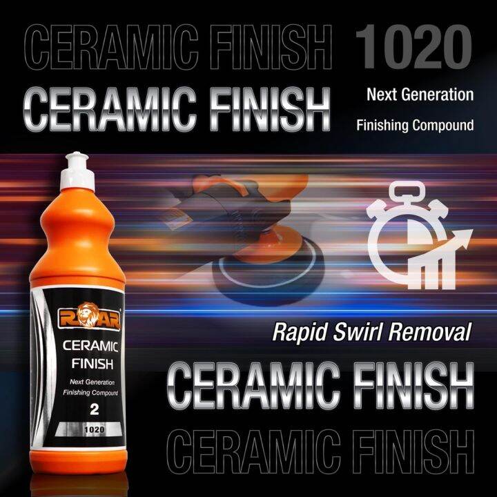 นํ้ายาขัดเงา ยาขัดเคลือบ ยาขัดชักเงา ROAR 1020 DARK GLAZE ขนาด 1 ลิตร ...