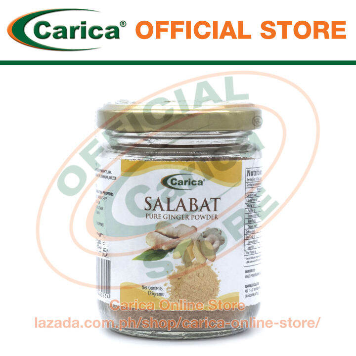 Carica Salabat Powder (Ginger and Brown Sugar) - Bottle of 125g | Lazada PH