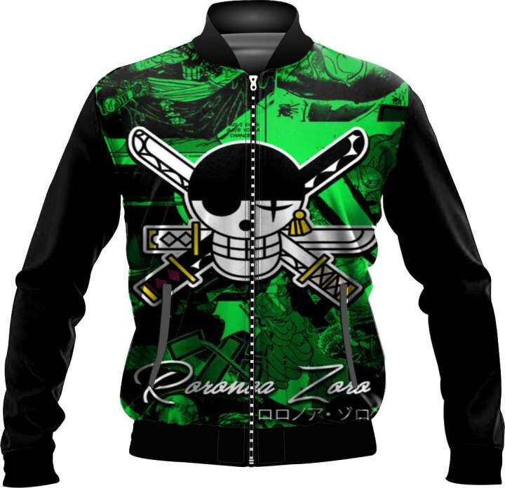 Sublimated Anime One Piece Varsity Jacket #A0141 | Lazada PH