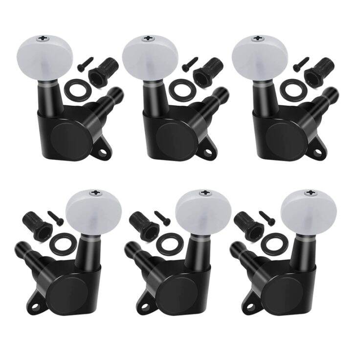 3R3L Guitar Tuning Pegs Sealed String Locking Tuners Machine Heads with ...