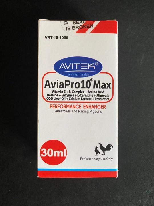 AviaPro 10 Max (Performance Enhancer for Gamefowls and Racing Pigeons ...
