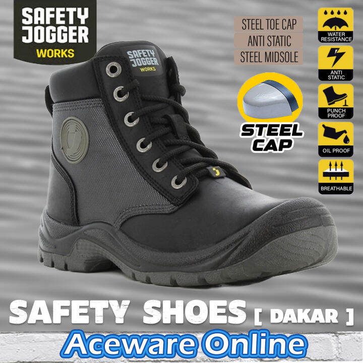 SAFETY JOGGER DAKAR Safety Boots Medium Cut Steel Toe Working Safety ...
