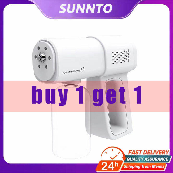 K5 Pro Nano Spray Gun Wireless Atomization Disinfection Gun Rechargeable Blu-ray Sprayer Air ...