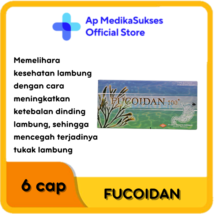 Fucoidan 100 mg 6 kapsul (harga Per strip) | Lazada Indonesia