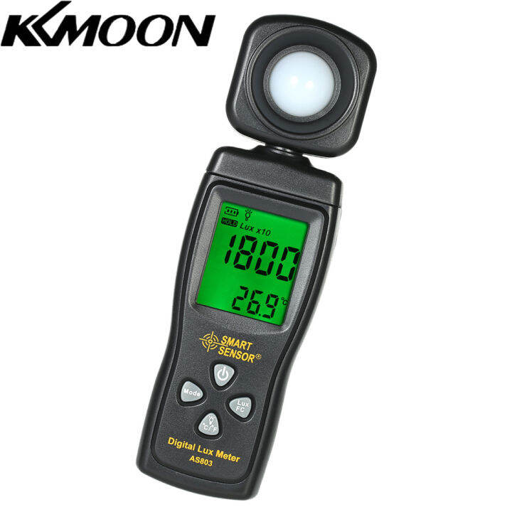 SMART SENSOR Mini Digital Lux Meter LCD Display Handheld Illuminometer ...