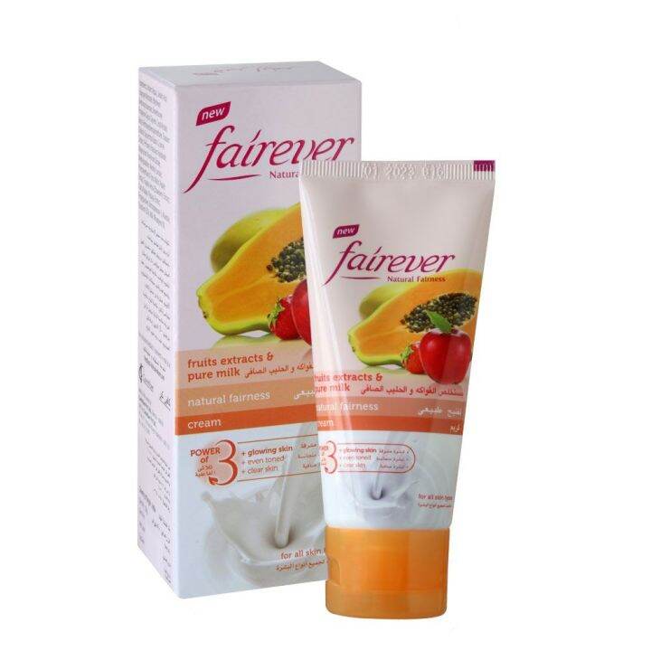 Fairever Natural Fairness Fruits Extracts & Pure Milk 50gm | Lazada