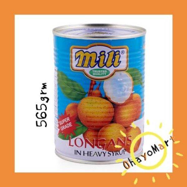 Mili Longan/ Buah kaleng/ buah kelengkeng/ longan syrup 565g | Lazada ...