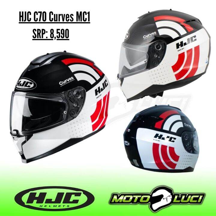 HJC Helmets C70 Curves MC1 | Lazada PH