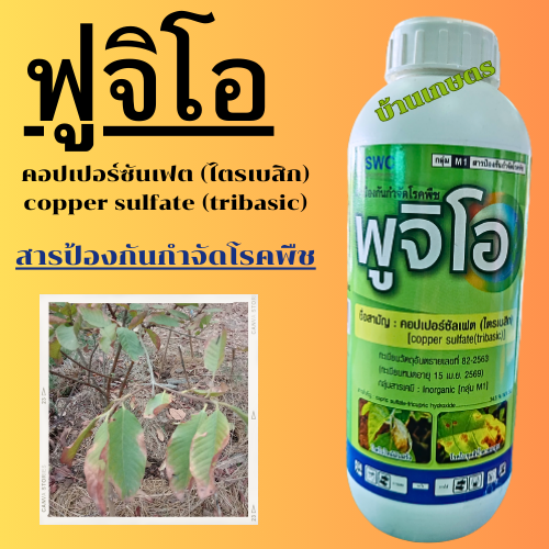 ฟูจิโอ ขนาด 1 ลิตร (คอปเปอร์ซัลเฟต ไตรเบสิก) copper sulfate (tribasic ...