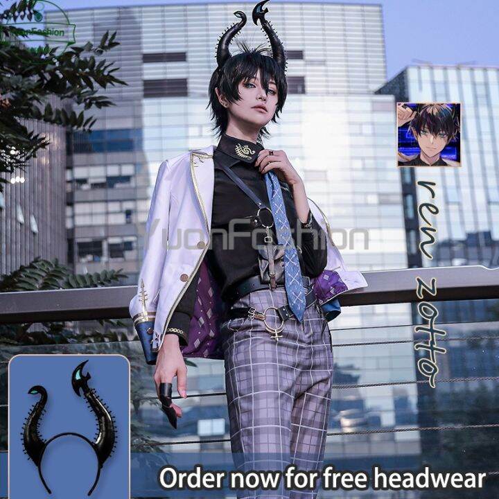 [พร้อมส่ง] Nijisanji Vtuber ILUNA Phase 6 Ren Zotto ชุดคอสเพลย์ สําหรับ ...