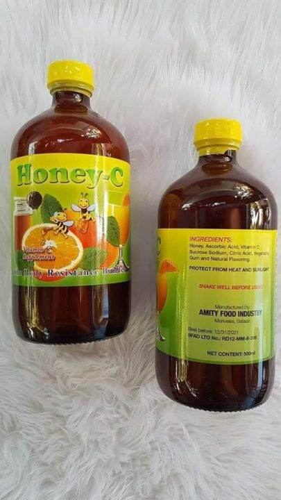 Honey C 500ml Vitamin C Syrup Pure Honey with Oregano Orange Boost ...
