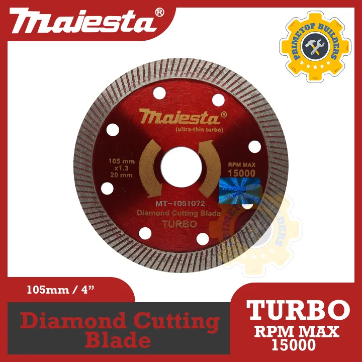 MAJESTA Diamond Disc 4" (RED) Turbo High Quality PRIMETOP | Lazada PH
