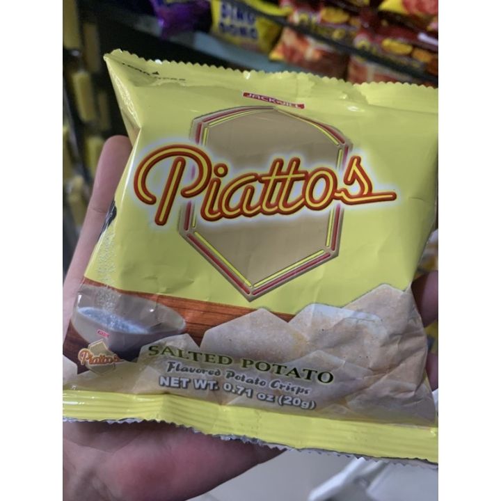 PIATTOS SALTED POTATO CHIPS 20g ∏ | Lazada PH