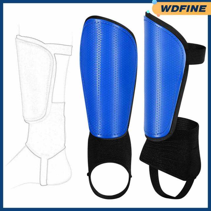 WDFINE Football Shin Cover Knee Protect Devices Soft for Running ...
