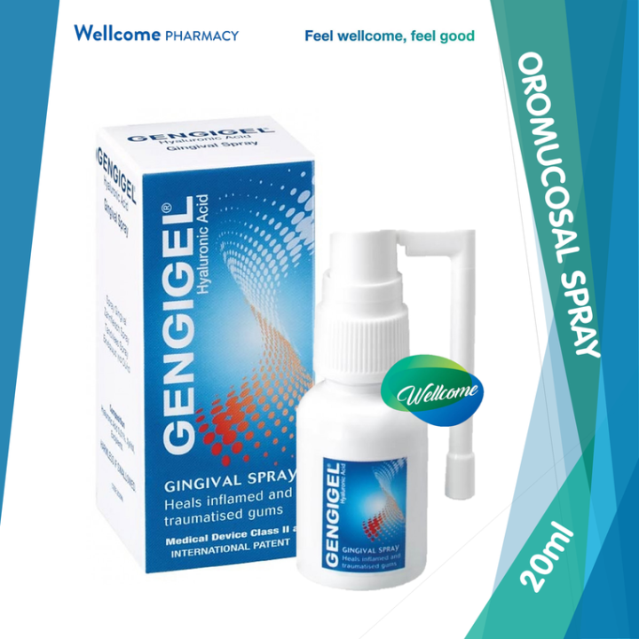 Gengigel 0.01% Hyaluronic Acid Oromucosal Spray - 20ml | Lazada