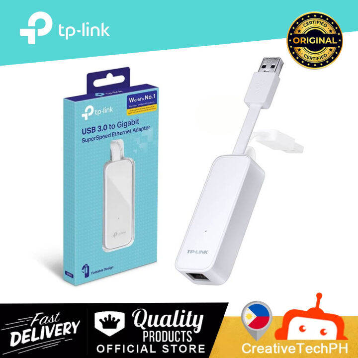TP-Link UE300 USB 3.0 to Gigabit SuperSpeed Ethernet Network Adapter TP LINK TPLINK | Lazada PH