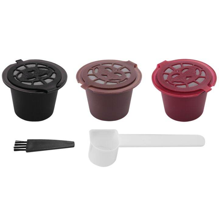 3 Pcs Refillable Reusable Espresso Capsule for Nespresso Coffee Machine ... 3 Pcs Refillable Reusable Espresso Capsule for Nespresso Coffee Machine ...