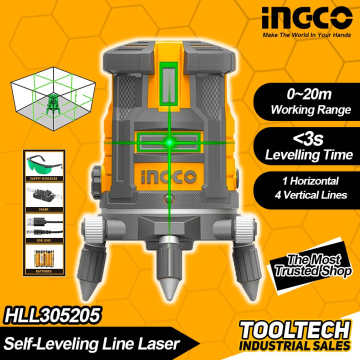 *TOOLTECH* INGCO Self-Leveling Line Laser | Lazada PH