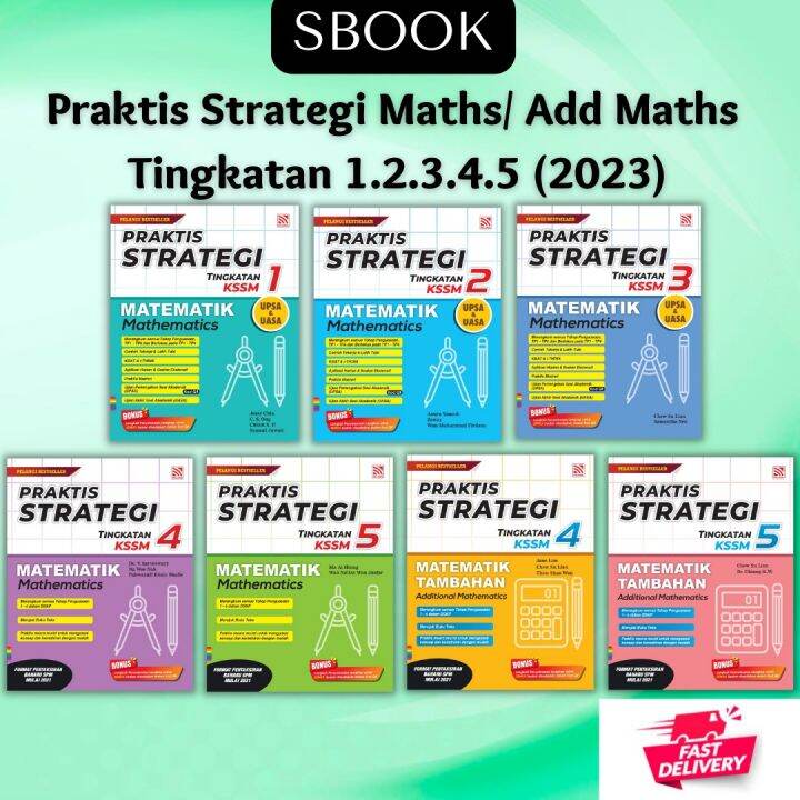 Buku Latihan - Praktis Strategi Matematik & Matematik Tambahan (Dwi Bahasa) Tingkatan 1.2.3.4.5 ...