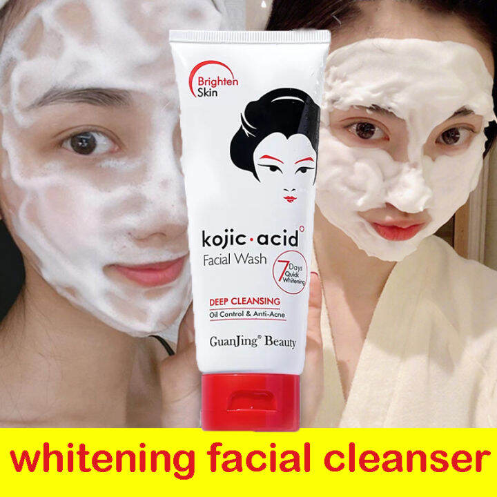 Salicylic Acid Cleanser Face Wash Facial Foam Cleanser Whitening Dark