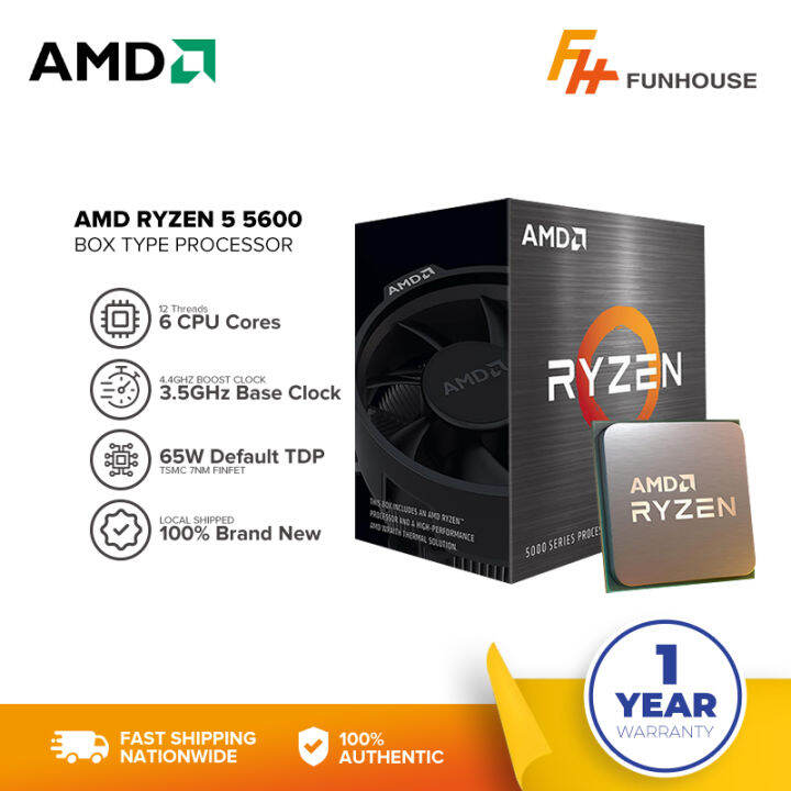 Ipason AMD Ryzen™ 5 5600 (6 Cores, 12 Threads) Desktop CPU Processor | Lazada PH