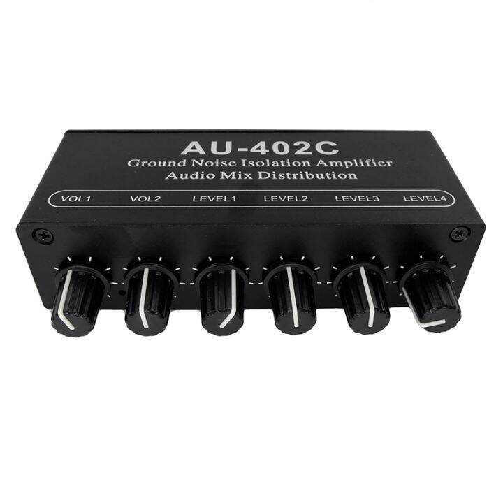 AU-402C Audio Mixed Distributor Signal Selector Switcher Replacement Accessories 4 Input 2 ...
