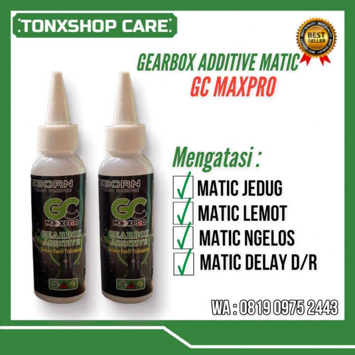 GC MAXPRO Gearbox Additive 75ml Cairan Aditif Pelumas Transmisi Matic ...
