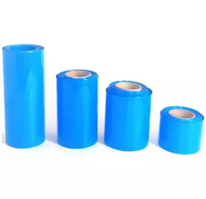 170mm Battery Wrap Battery heat shrink tube wrap (blue) per meter ...