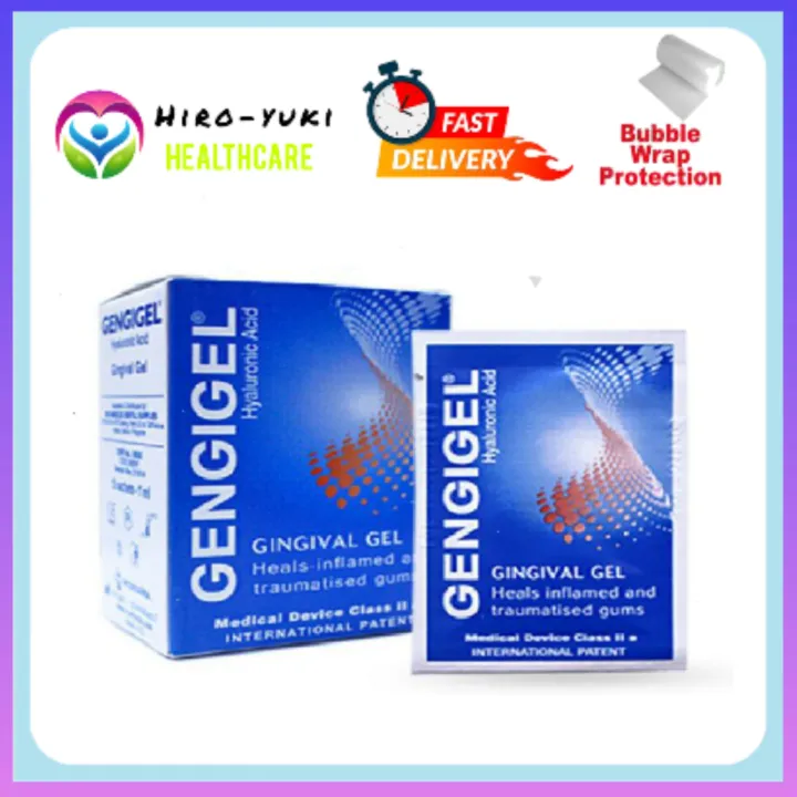 Gengigel Sachet 1 pack gingivitis, gingival bleeding, mouth ulcer (1 ...