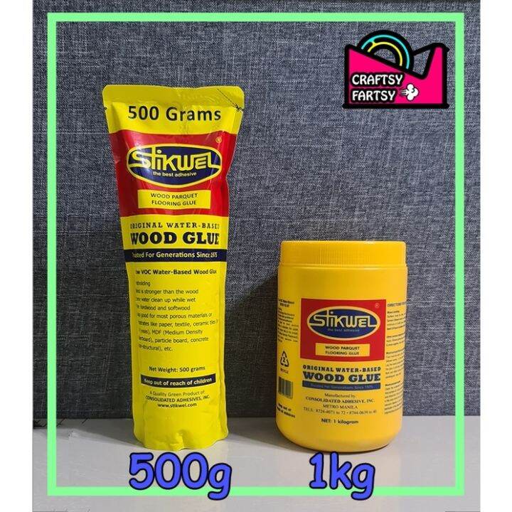 tjzbzz (PER PIECE) Stikwel Wood Parquet Flooring Glue 500g and 1kg ...
