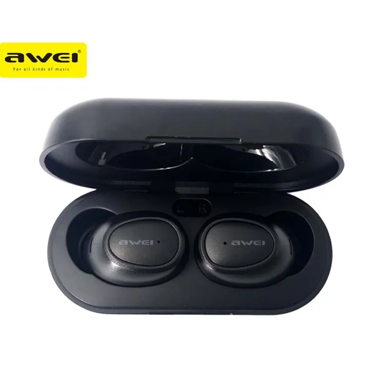 Awei T16 Earphones TWS True Bluetooth Wireless Earphone Waterproof ...