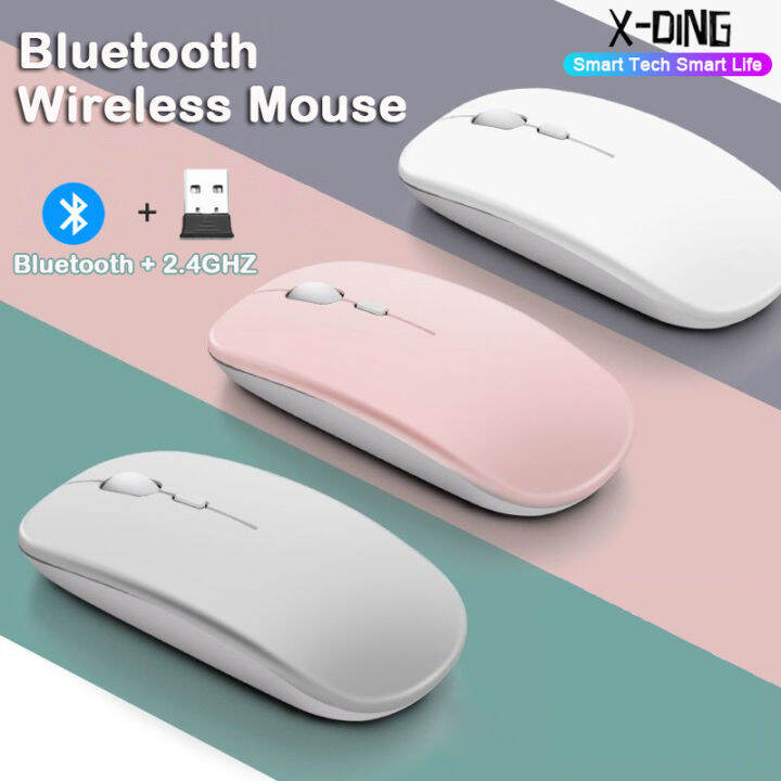 Chuột Bluetooth, 2.4G chế độ kép LED (Bluetooth 5.1 + USB) chuột không ...