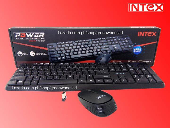 Intex Power Wireless Keyboard & Mouse Combo | Lazada PH