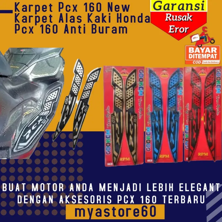 Karpet Bordes PCX 160 New Karpet Alas Kaki Pijakan Kaki Honda PCX 160 ...