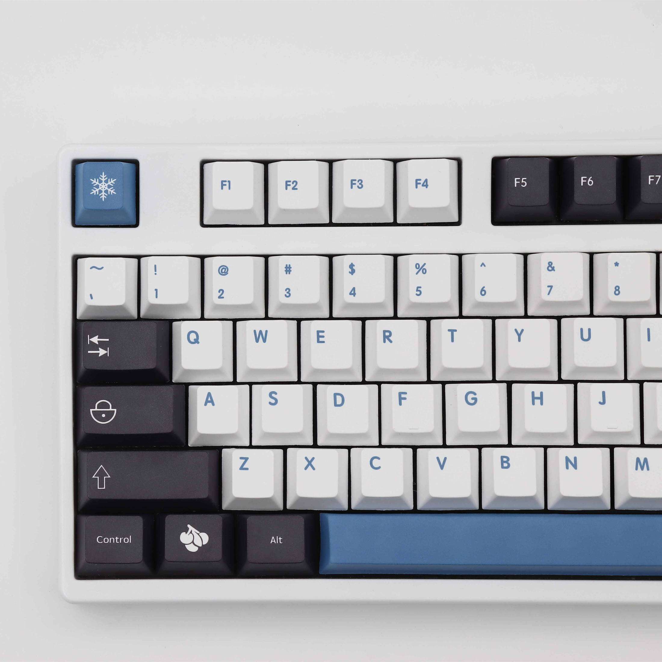 【Ready Stock】Arctic keycaps Cherry Profile 129keys PBT sublimation fit ...
