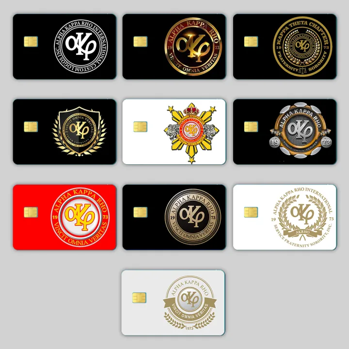 High Quality ATM Card Sticker/ Skin with Alpha Kappa Rho - Design ...