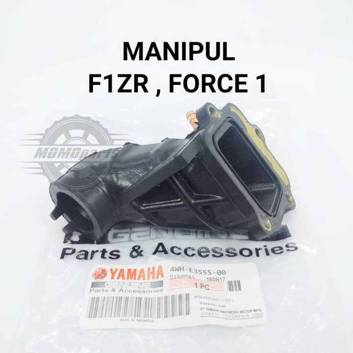 MANIPUL YAMAHA F1ZR FORCE 1 MANIPOL MANIFUL MANIFOL MANIFOLD INTAKE INTEK INSULATOR LEHER ANGSA ...