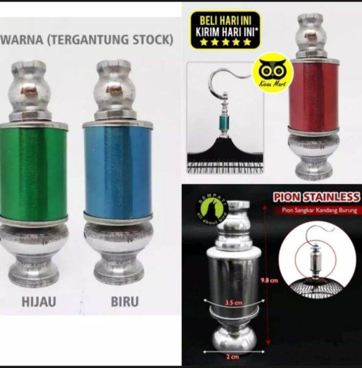 Pion sangkar kotak stanlis kacer kenari cak ijo jenggot ebod bnr raja ...