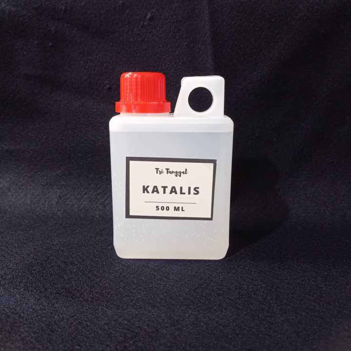 Jual Katalis 500ml Bening Resin Cepat Beku Keras Transparan Pengeras Bahan Cair Liquid Catalis ...