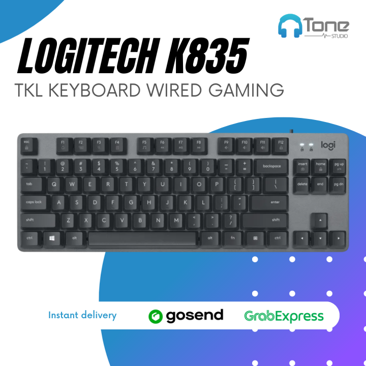 Keyboard Mechanical Logitech K835 Wired Gaming TKL 84-key | Lazada Indonesia