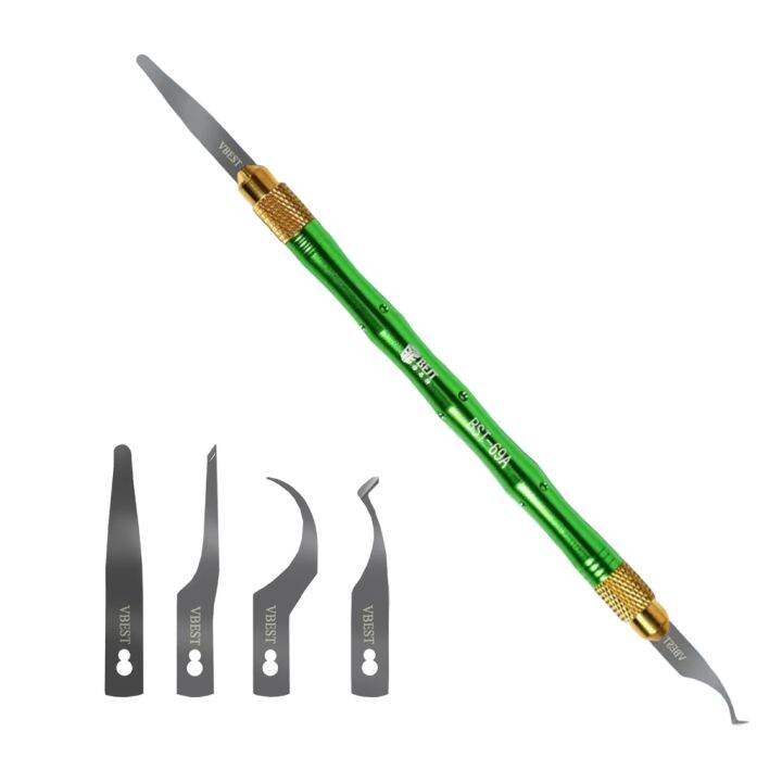 BST-69A+ 4 In 1 Hand Finish Blades CPU IC Chip Glue Remover Knife ...