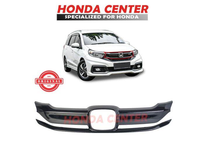ORIGINAL HONDA,molding grille gril ram depan honda mobilio RS 2017 2018 ...