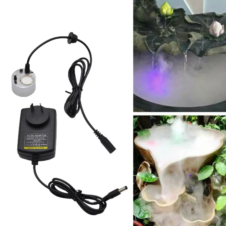 Ultrasonic Mist Maker Fogger Water Fountain Air Humidifier Adapter Mini ...