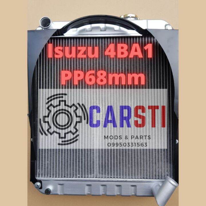 ISUZU 4BA1 4BC2 Full Aluminum Radiator 68mm with Radiator Cap | Lazada PH