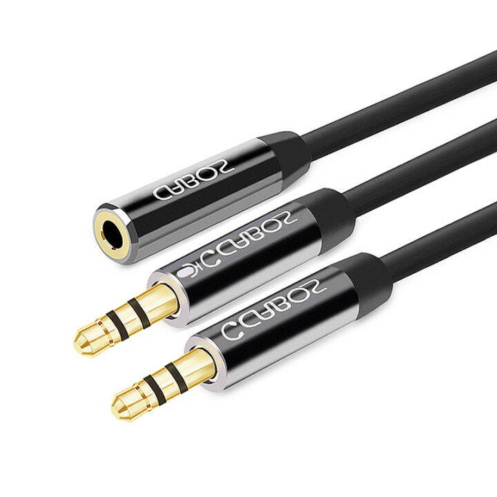 Mobile phone headset conversion desktop computer microphone 3.5 2-in-1 ...