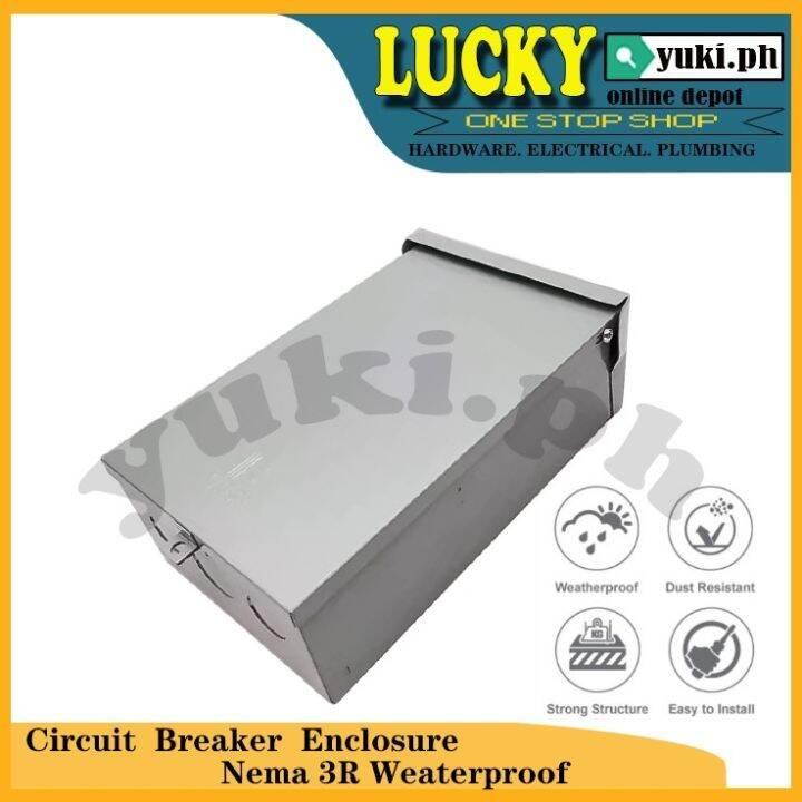 BOSTON ELECTRIC CIRCUIT BREAKER ENCLOSURE NEMA 3R WEATHERPROOF PANEL ...