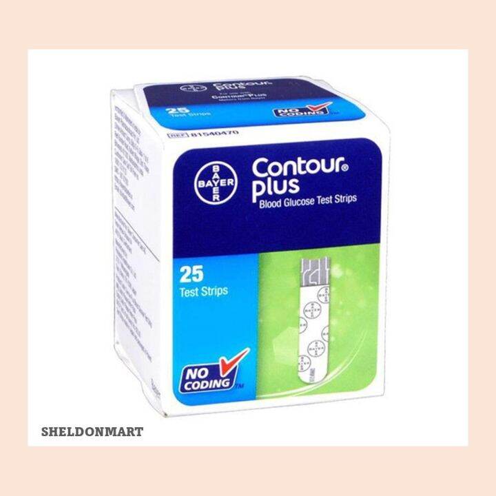 [EXP: 04/2024] CONTOUR PLUS TEST STRIPS 25's / 50's | Lazada